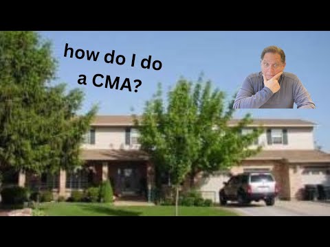 CMA test, how I look at a house price to begin with