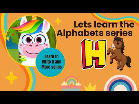 Letter H Fun | Learn how to Write Letter H I Sing, Dance & Learn About Honesty! Toddler learning ABC