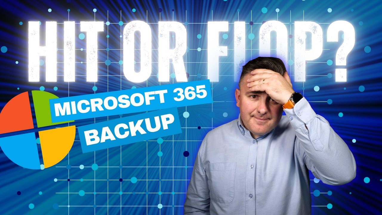 Microsoft 365 Backup - When to use the backup solution from Microsoft