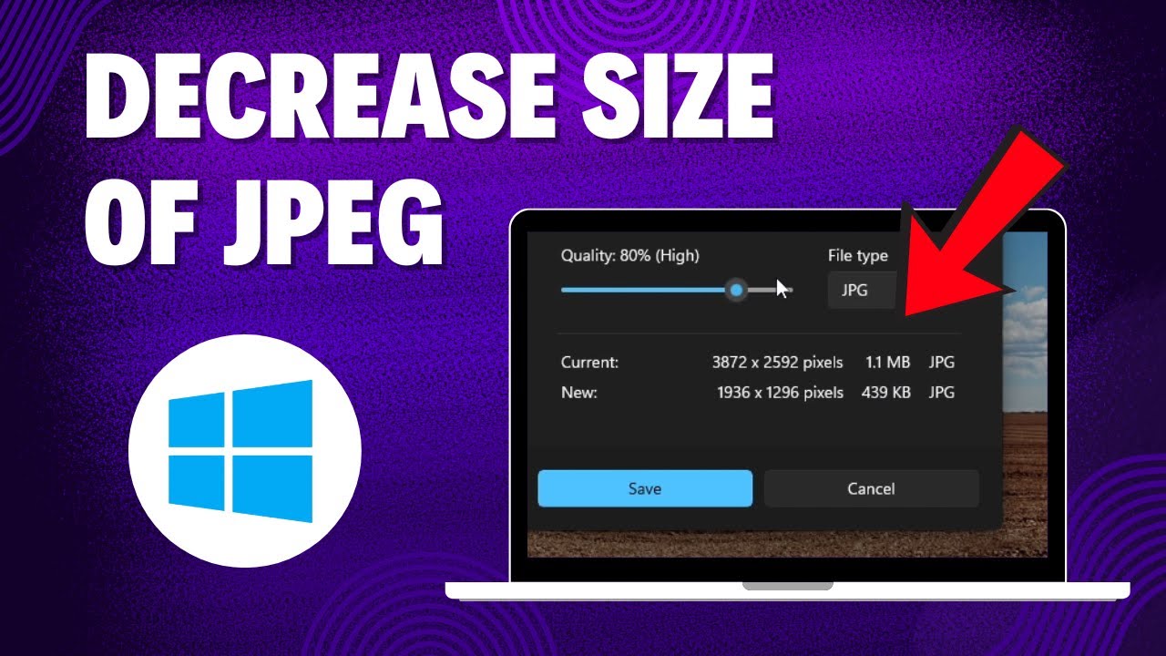 How to Decrease the Size of JPEG Image in KB (Easy Method)
