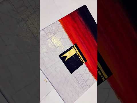 Umrah Mubarak | Beautiful Kaaba Painting | Islamic Art | Short Video