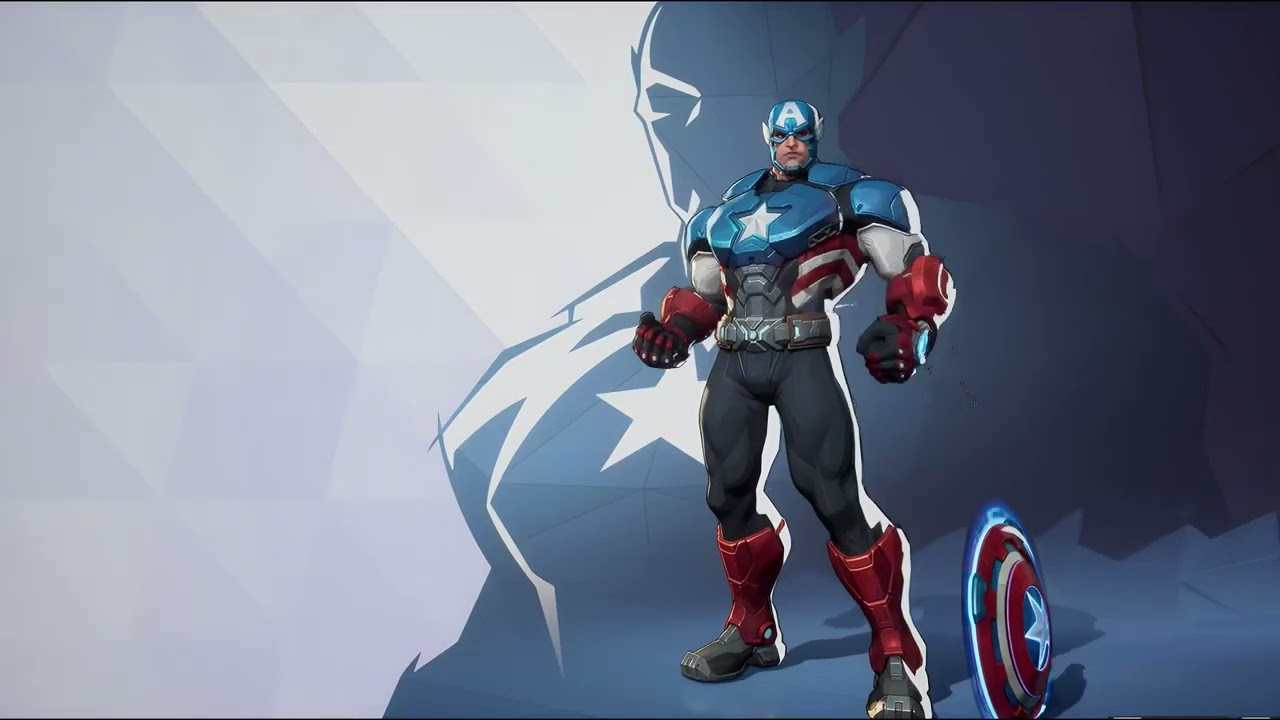 Captain America Marvel Rivals 4k Live Wallpaper | Epic Cinematic Background | Ultra HD