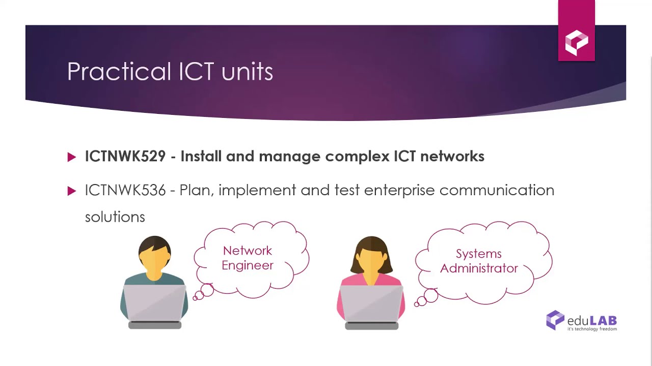 Webinar - How to deliver a practical IT unit ICTNWK529