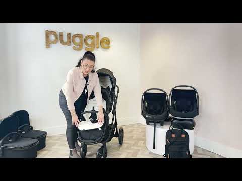 Puggle Memphis 3-in-1 Duo Double Travel System with Safe Fit i-Size ...