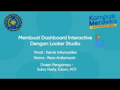 Tutorial Membuat Dashboard Interactive | FT UMT Tangerang