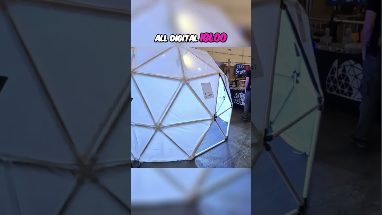 Built the Strangest Igloo Ever #diy #unexpected