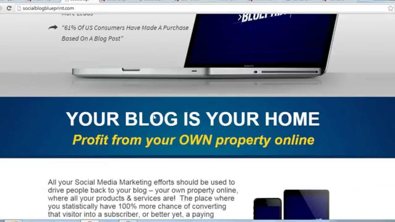 Social Blog Blueprint Review With Bonuses