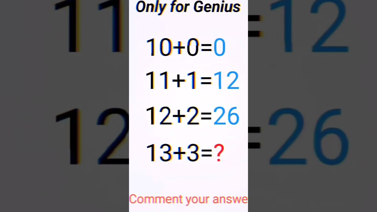 Very Hard Math Puzzles I #maths #puzzle #shortvideo #shorts #ytshorts