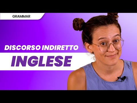 Discorso indiretto in inglese