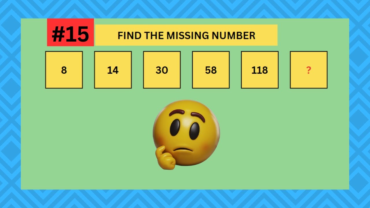 Math Puzzle: Find the Missing Number-Brain Teaser-Test Your IQ-SSC-Missing Number Riddle-EP#15.