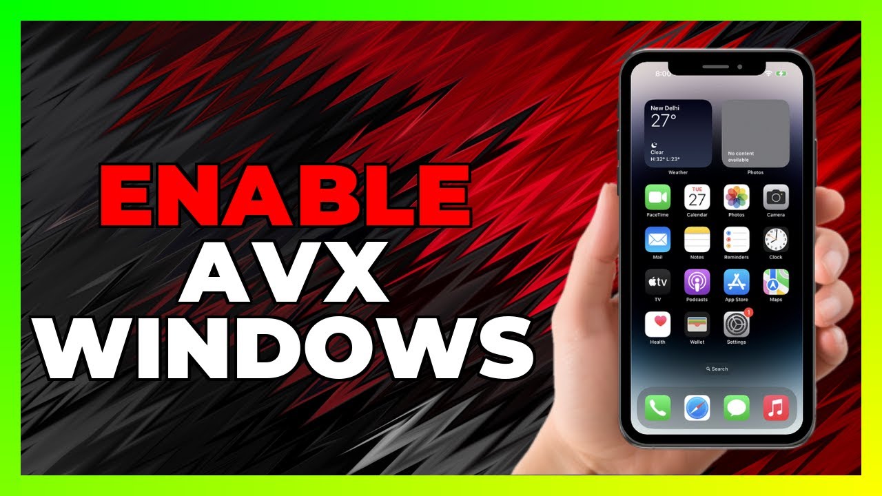 How To ENABLE AVX On WINDOWS And - 2026