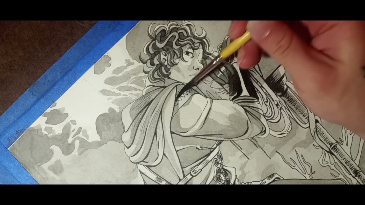 ALLEGRA: Painting process