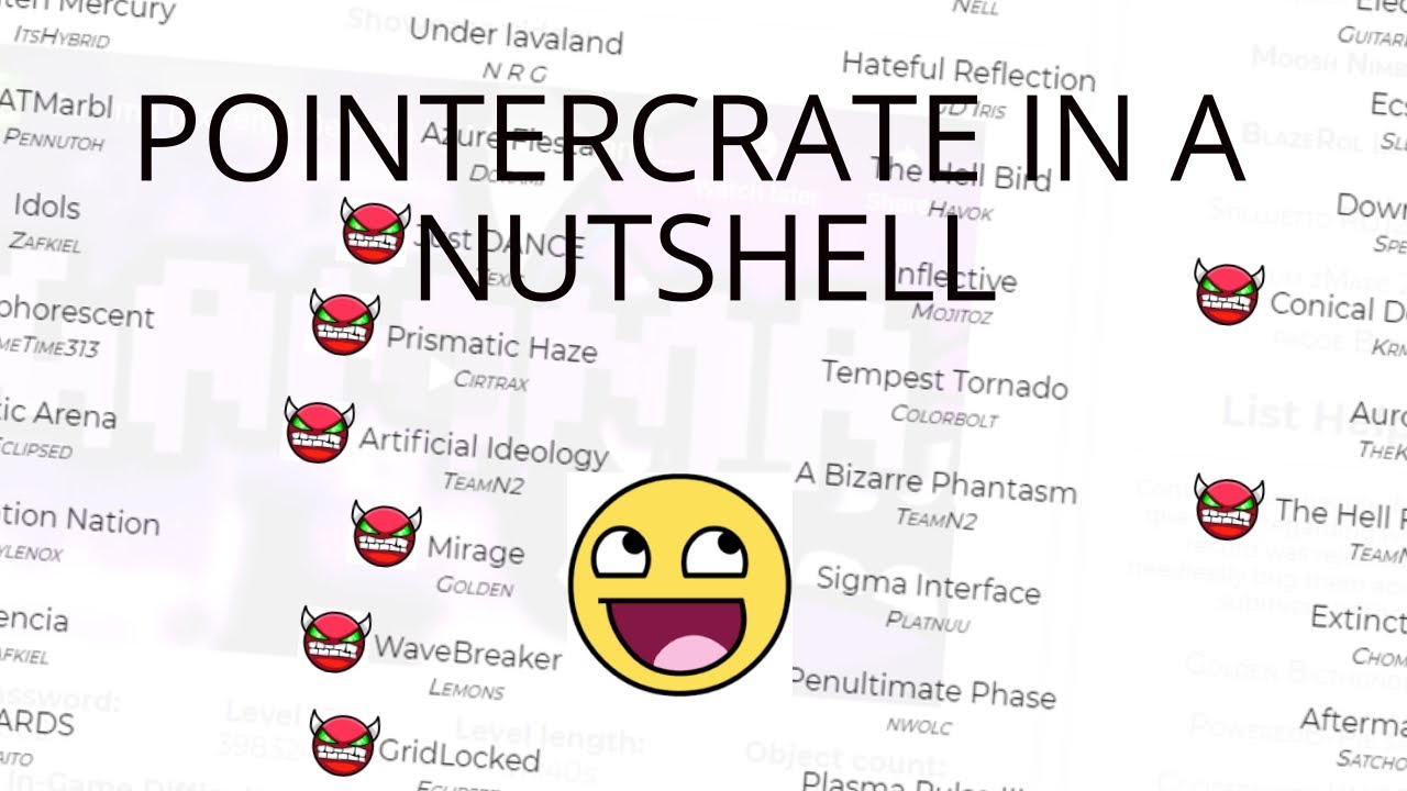 Pointercrate in a nutshell