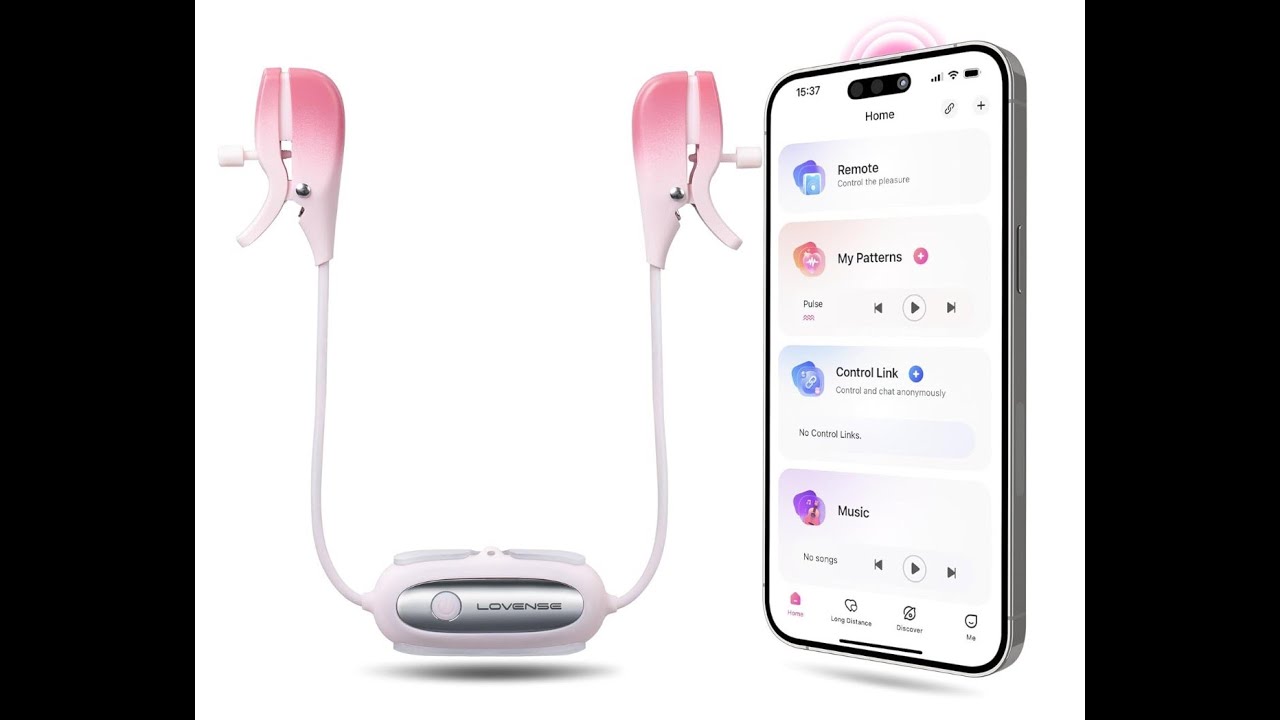 Lovense Gemini Vibrating Nipple Clamps