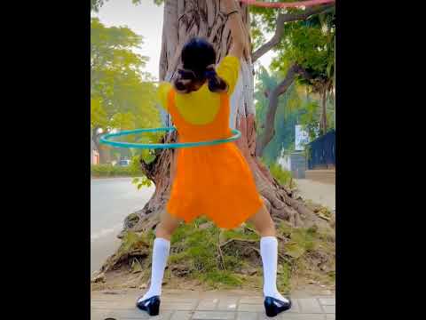 Hula Hoop dance with double Polypro hoops|Richa bhata#shorts