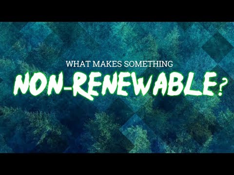 GCSE Chemistry 1-9: What makes a fuel Non Renewable?