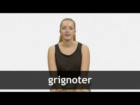 English Translation of “GRIGNOTER” | Collins French-English Dictionary