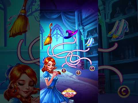 👸Help Cinderella find her glass slippers in our magical maze! #lotsaslots