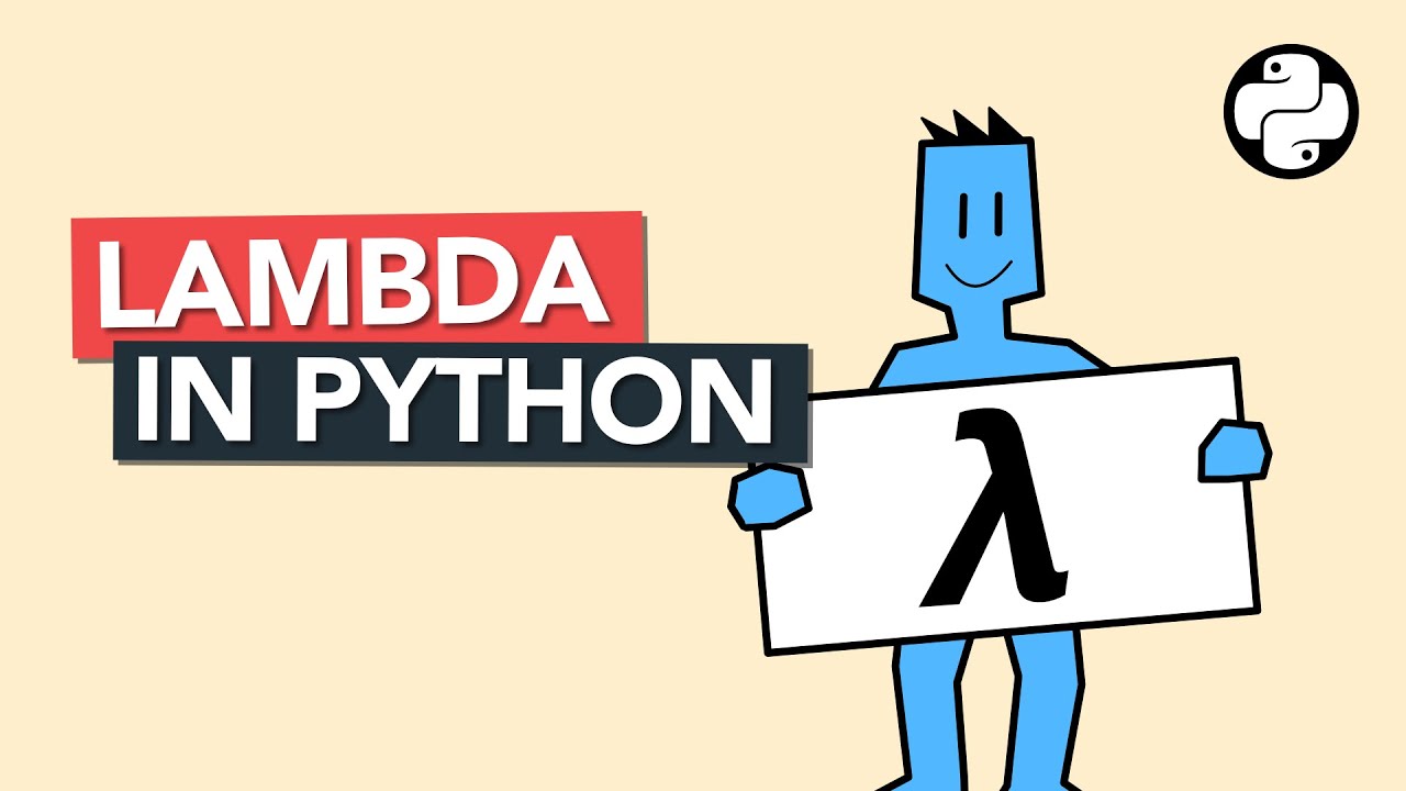 Lambda Expressions to create Anonymous Functions in Python
