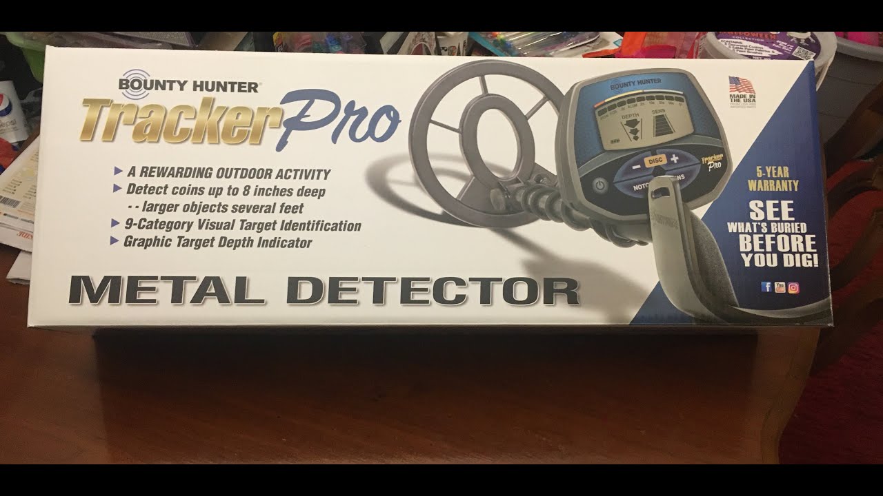 Costco Metal detector Bounty Hunter Tracker Pro unboxing testing
