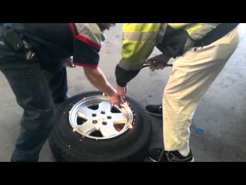 How To Fix a Tire With a Blast of Fire
