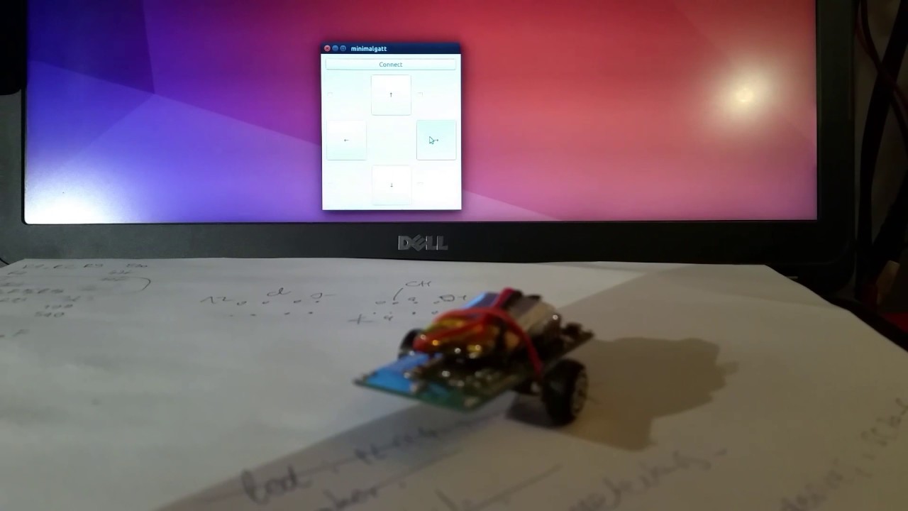 BLE robot Linux app