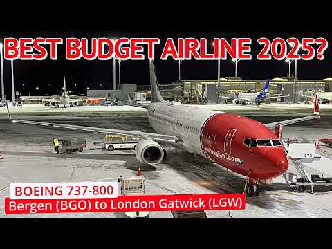 Are Norwegian Still Europe's Best Budget Airline? Boeing 737-800 | Bergen to London Gatwick