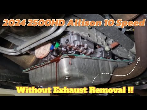 Allison 10 Speed Transmission Fluid & Filter Replacement | 2024 Chevrolet Silverado 2500HD L8T Gas