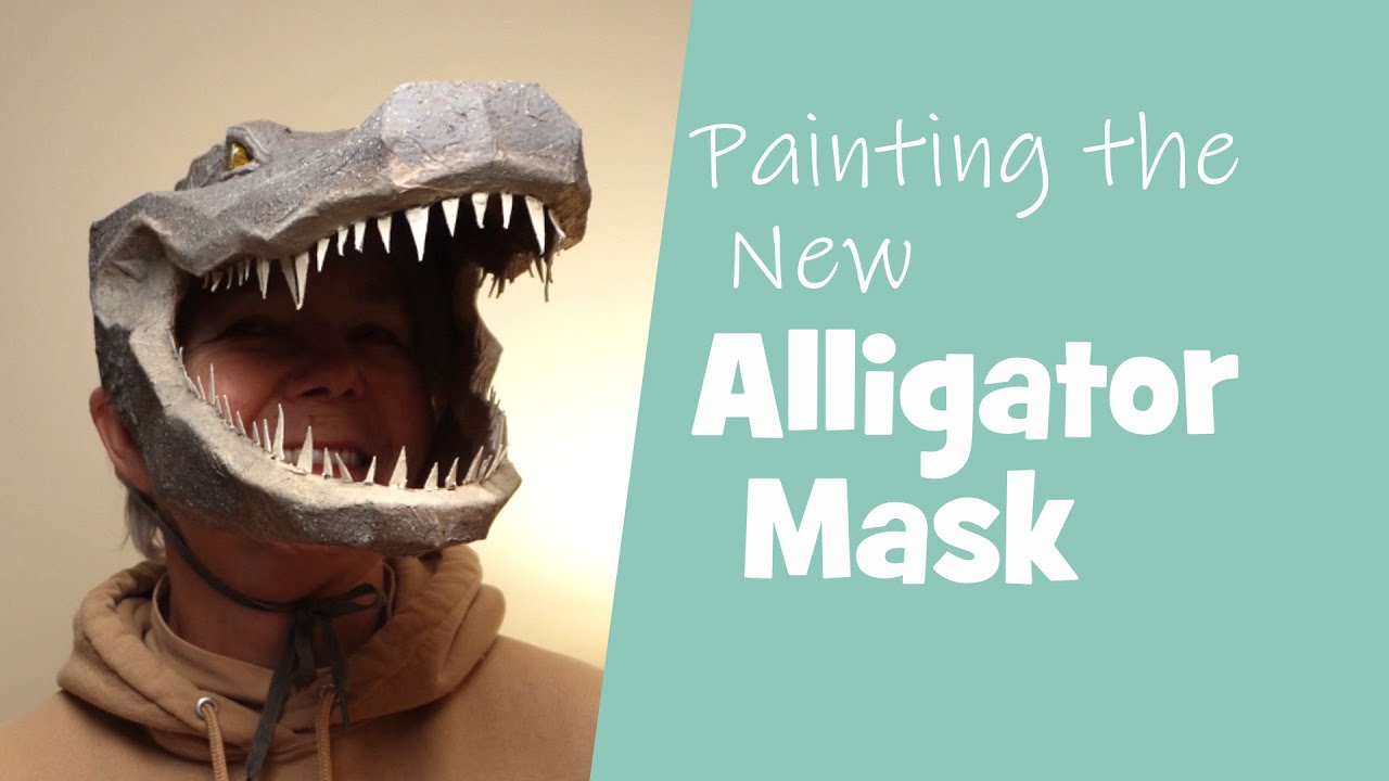 Painting the New Alligator Mask