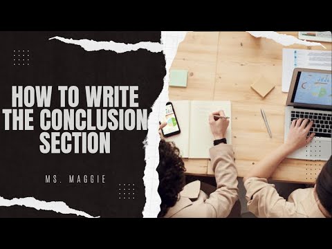 How to write the CONCLUSION part of a research paper #researchtips #research #educational