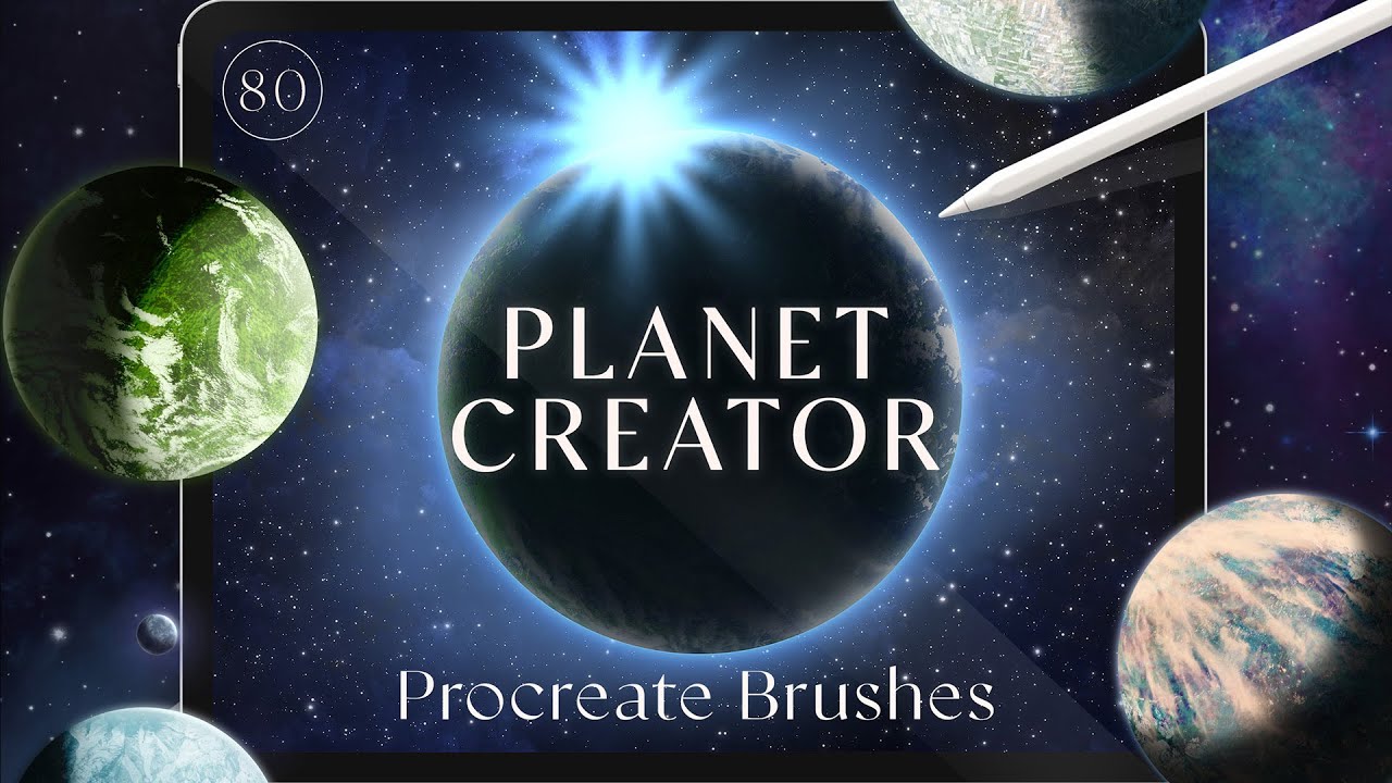 Planet Creator Procreate Brushes