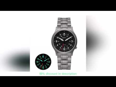 Latest Products You Must Know! BERNY Full Titanium Watches for Men Outdoor Quartz Men's Field Pi