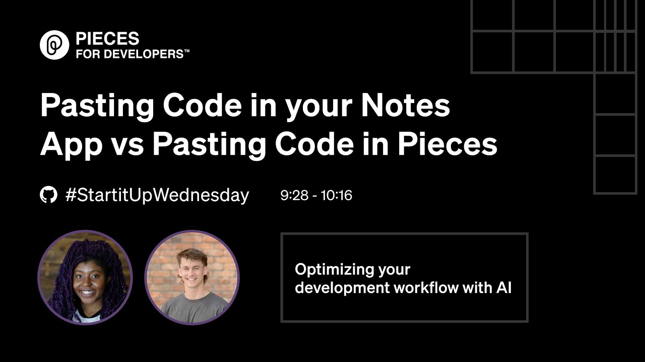 GitHub's Start it Up Wednesdays: Pasting Code in your Notes App vs Pasting Code in Pieces