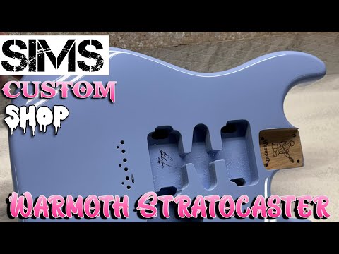 Warmoth Stratocaster body - Custom Blue | Reverb