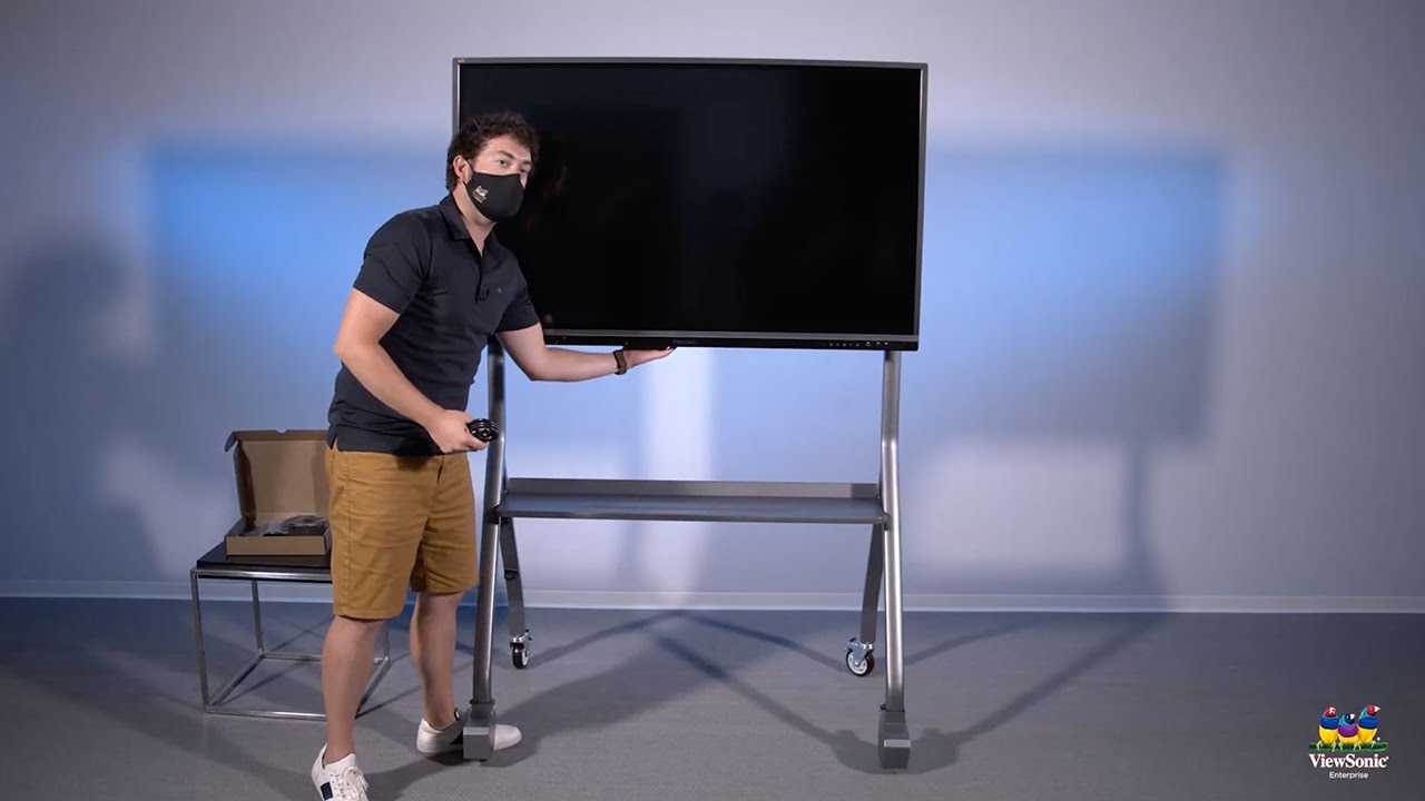 ViewSonic ViewBoard Interactive Display Unboxing and Installation