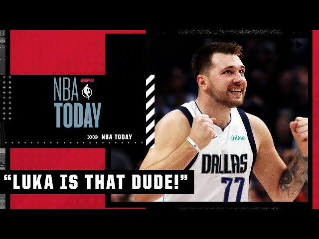 Video: Luka Doncic nails down a trick shot with his shoulder during pre ...