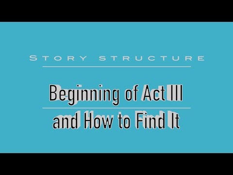 How to find Act 3 (in Movies) - Story Structure - Screenwriting