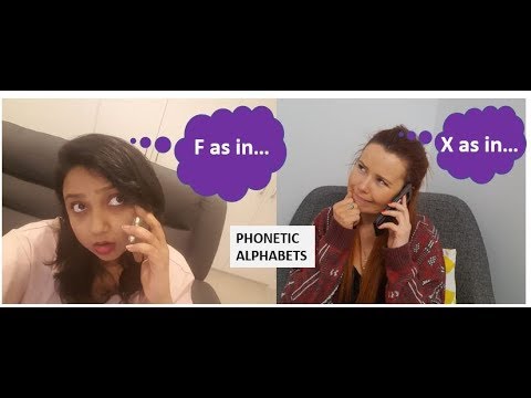 PHONETIC ALPHABET | IRISH, AUSTRALIAN & INDIAN ACCENT | HOW TO SPELL YOUR NAME CORRECTLY |