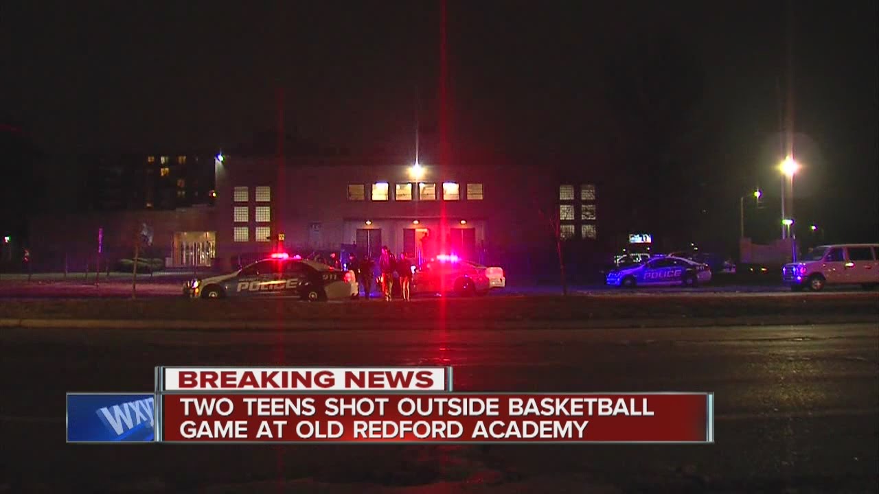 Two teens shot near Old Redford Academy