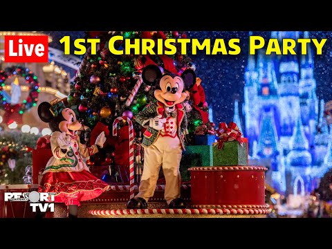 🔴Live: First Mickey's Very Merry Christmas Party 2023 - Walt Disney World Live Stream