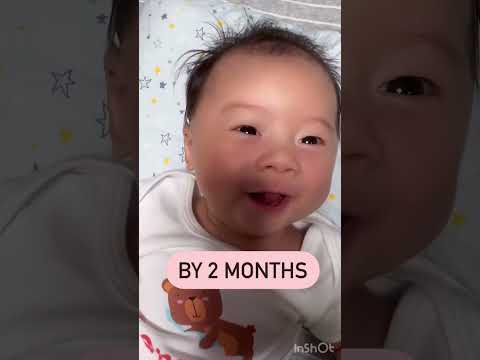 When do babies start cooing and gurgling #babytalk #speechtherapist #babyspeech #firstword
