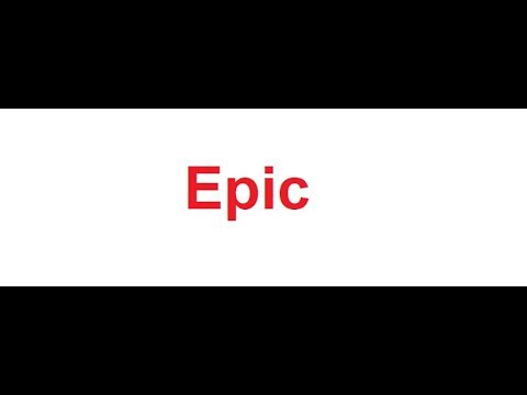 Epic meaning in Hindi