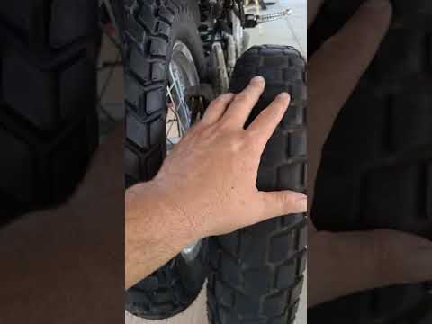 Out with the old Trail wings In with the new Pirelli MT60 Corsa!