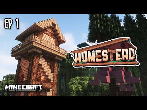 A Fresh Start to Cozy Minecraft / Homestead Ep 1