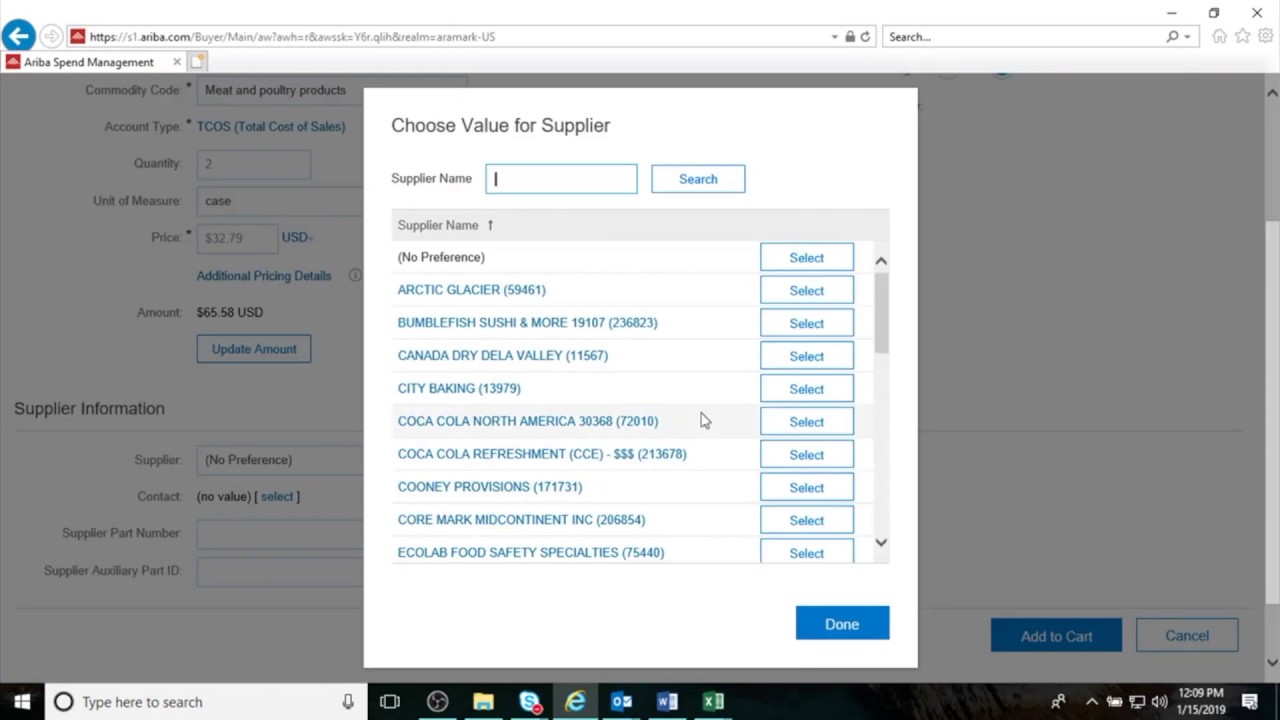 Ordering Non-Catalog Request