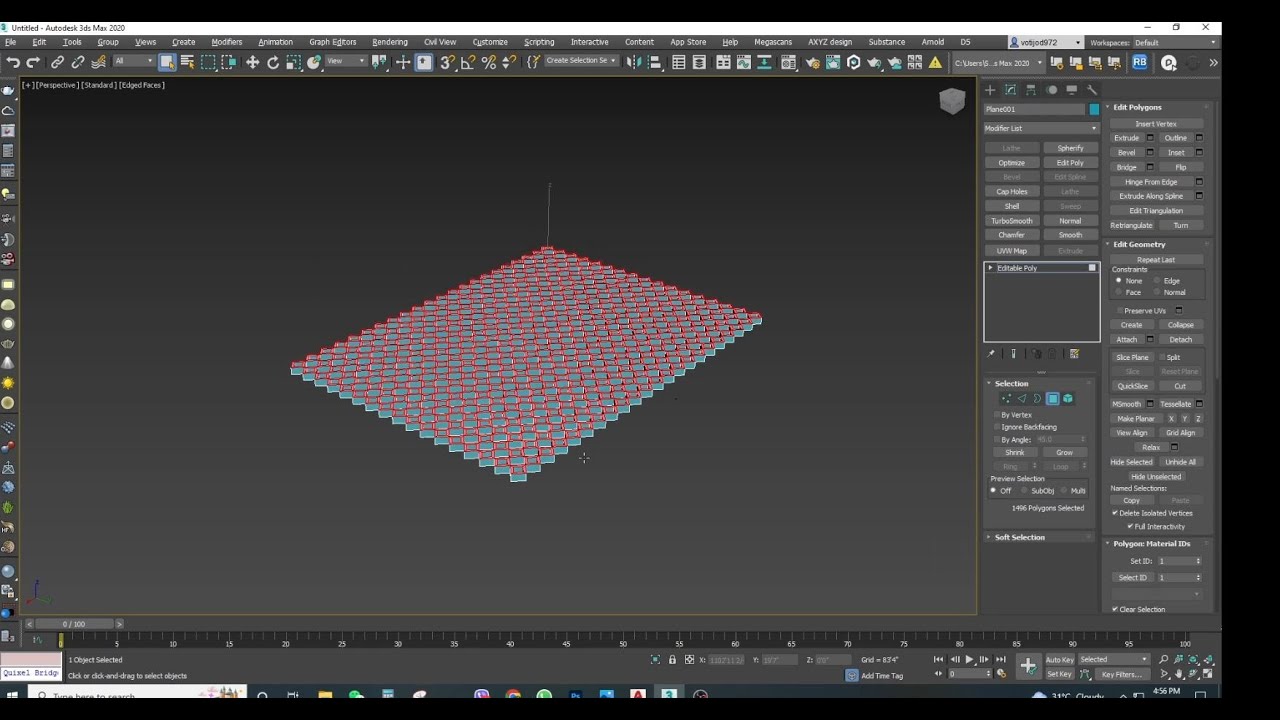 Autodesk 3DS Max Tutorial Mesh Grill Modeling