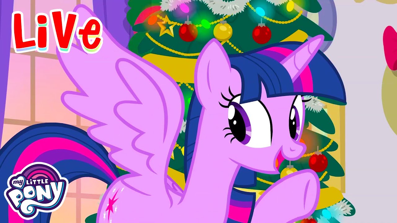 🔴 LIVE | Christmas Episodes! 🎄✨ My Little Pony Friendship Is Magic 🦄 Children's Cartoon 💖 MLP FIM