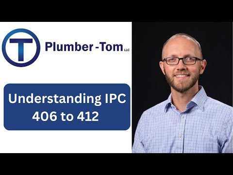 Understanding International Plumbing Code: Chapter 4 Sections 406 to 412
