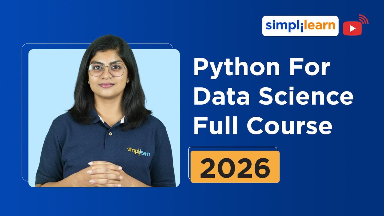 Python For Data Science Full Course 2026 [FREE] | Applied Data Science With Python | Simplilearn