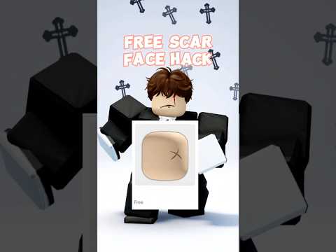 FREE SCAR FACE ROBLOX! #roblox #youtubeshorts #shorts #video